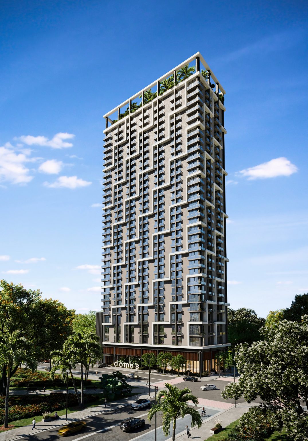 Construction Tops Out at Domus Brickell Park, Marking a Milestone in ...