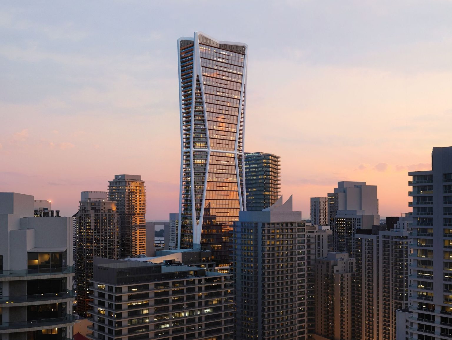 New 80-Story Mixed-Use Tower Set to Rise in Brickell by Prosper Group ...